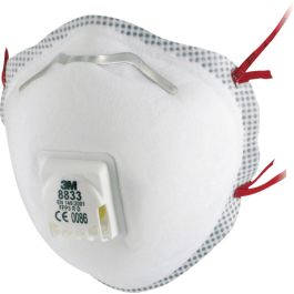 3M Stofmasker FFP3 met ventiel 8833 | VTN Veiligheidstechniek Nederland